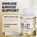 Vitamin D3 with K2 benefits