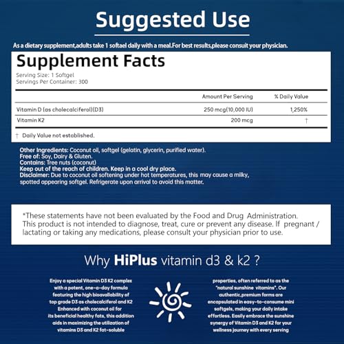 vitamin D3 with K2 benefits