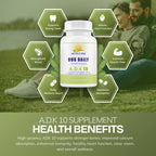Vitamin D3 with K2 for absorption