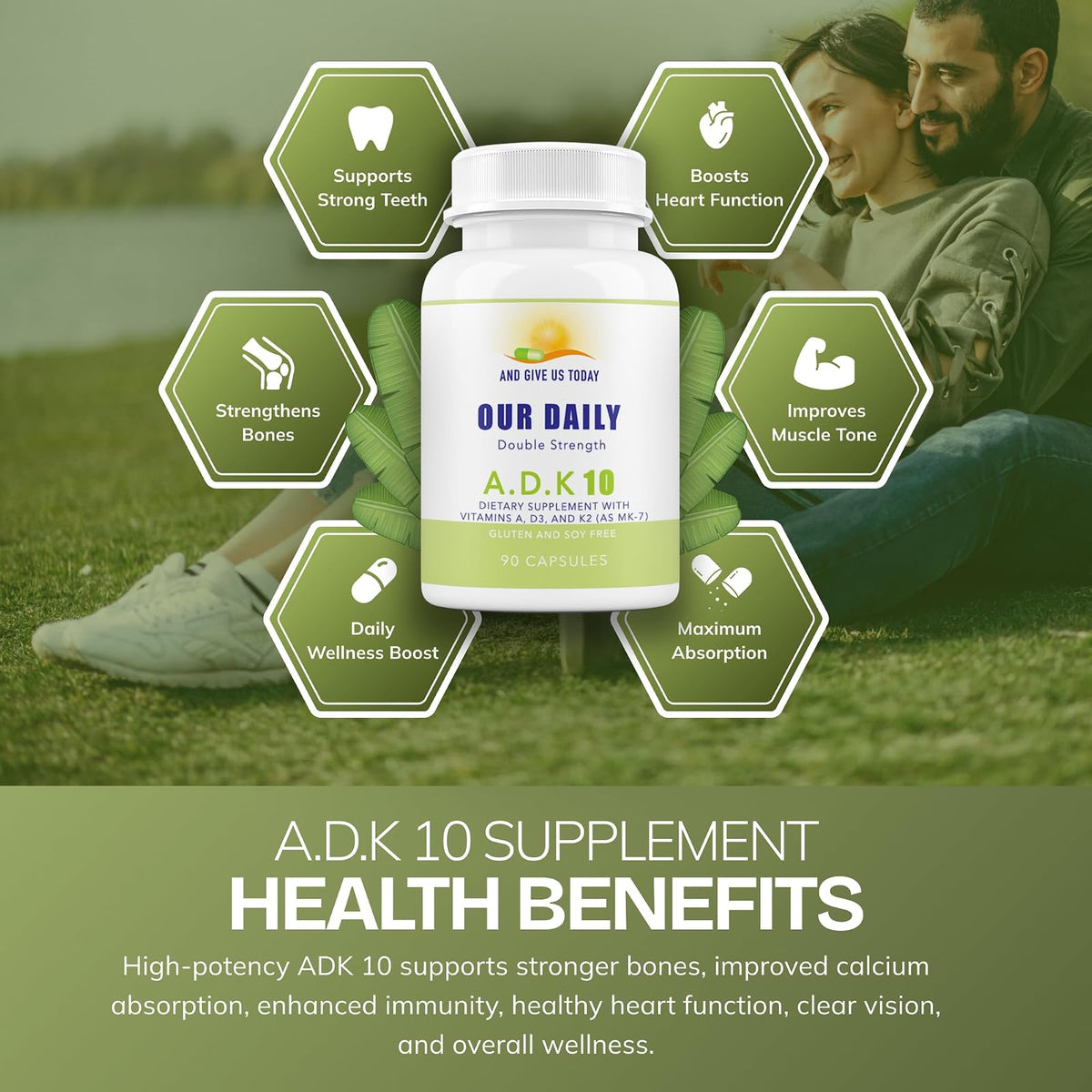 Vitamin D3 with K2 for absorption
