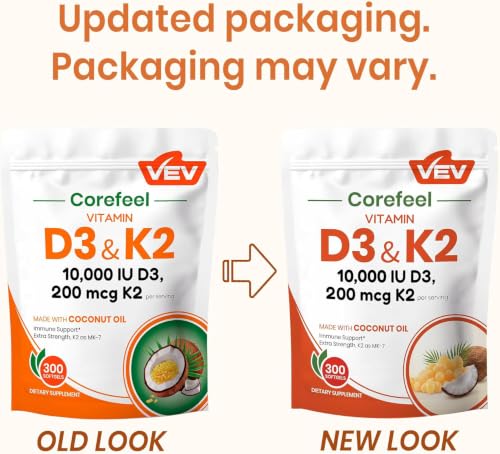 Vitamin D3 with K2 for absorption