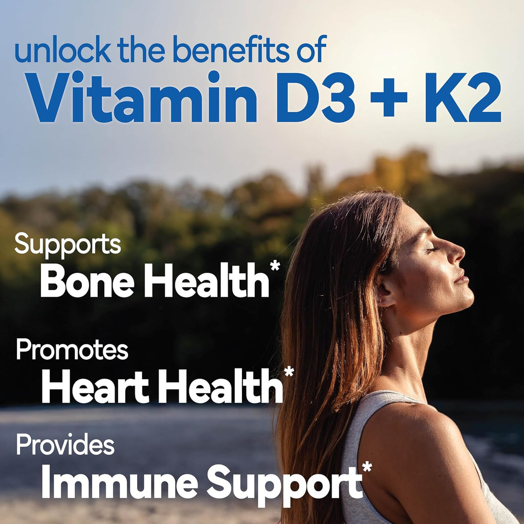 Vitamin D3 with K2 for bone health