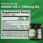 Vitamin D3 with K2 for bone health