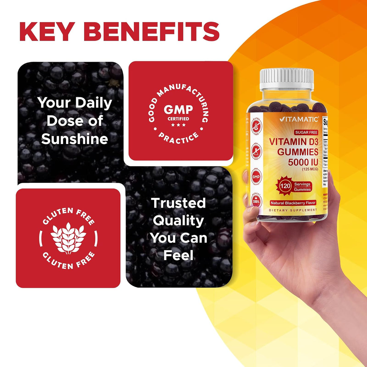 Vitamin D3 with K2 for optimal absorption