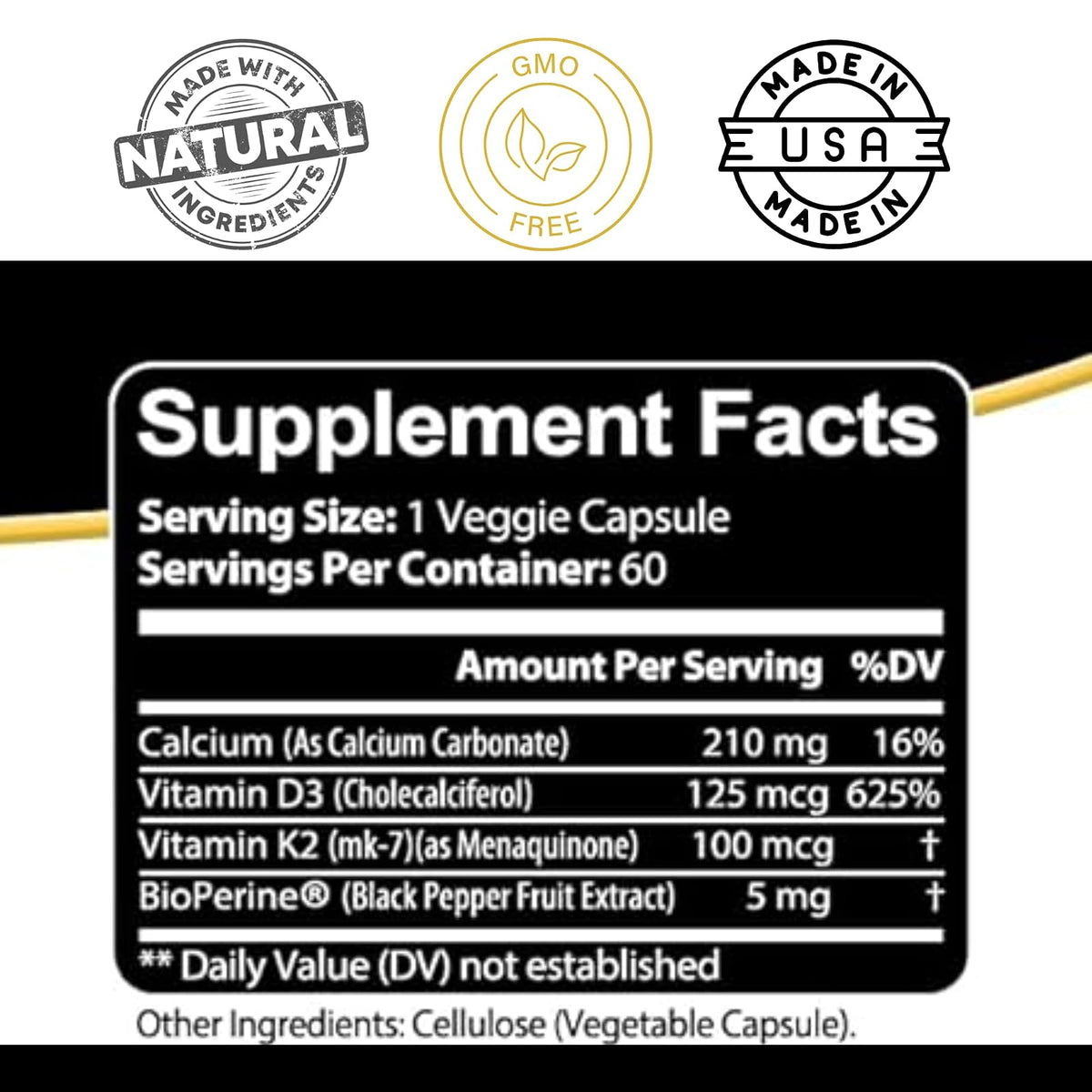 Vitamin D3 with K2 MK-7 benefits