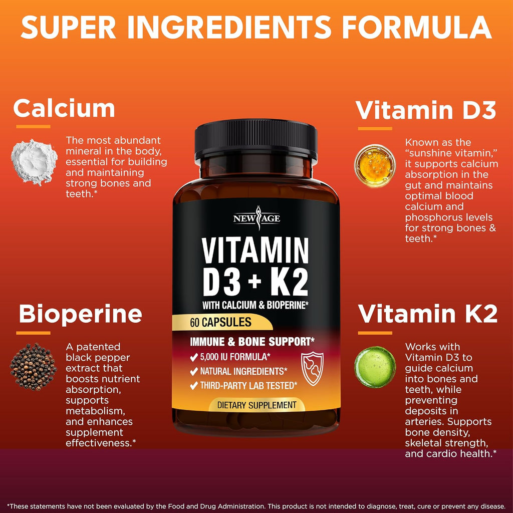 vitamin D3 with K2 MK-7 benefits