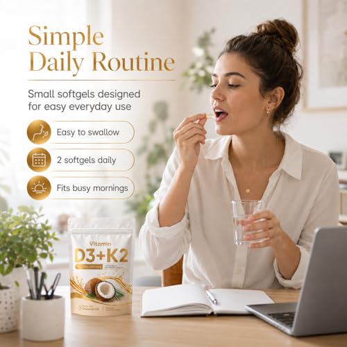 Vitamin D3K2 for daily wellness