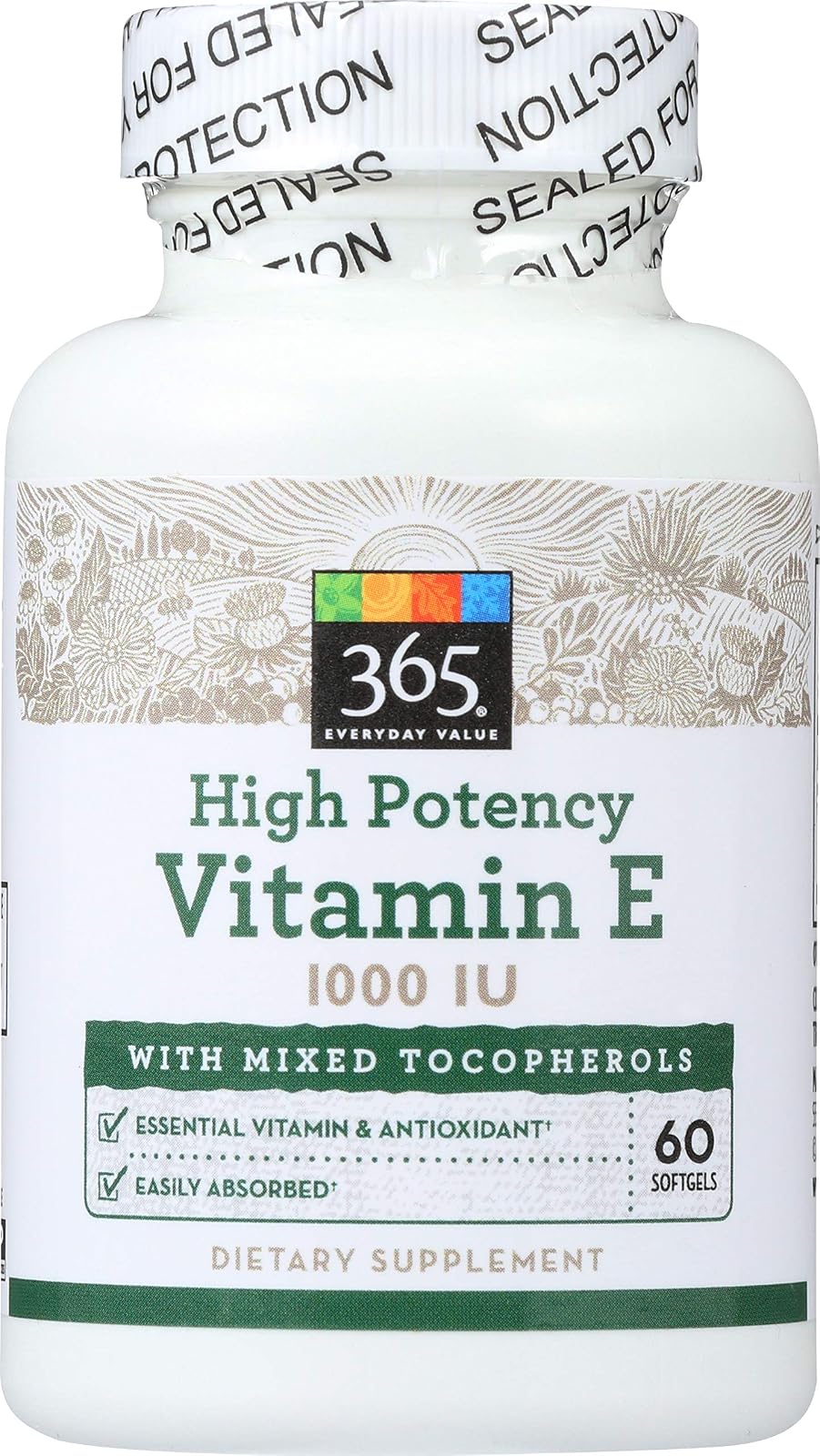 Vitamin E 1000 IU softgels