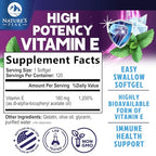 Vitamin E 180 mg antioxidant support