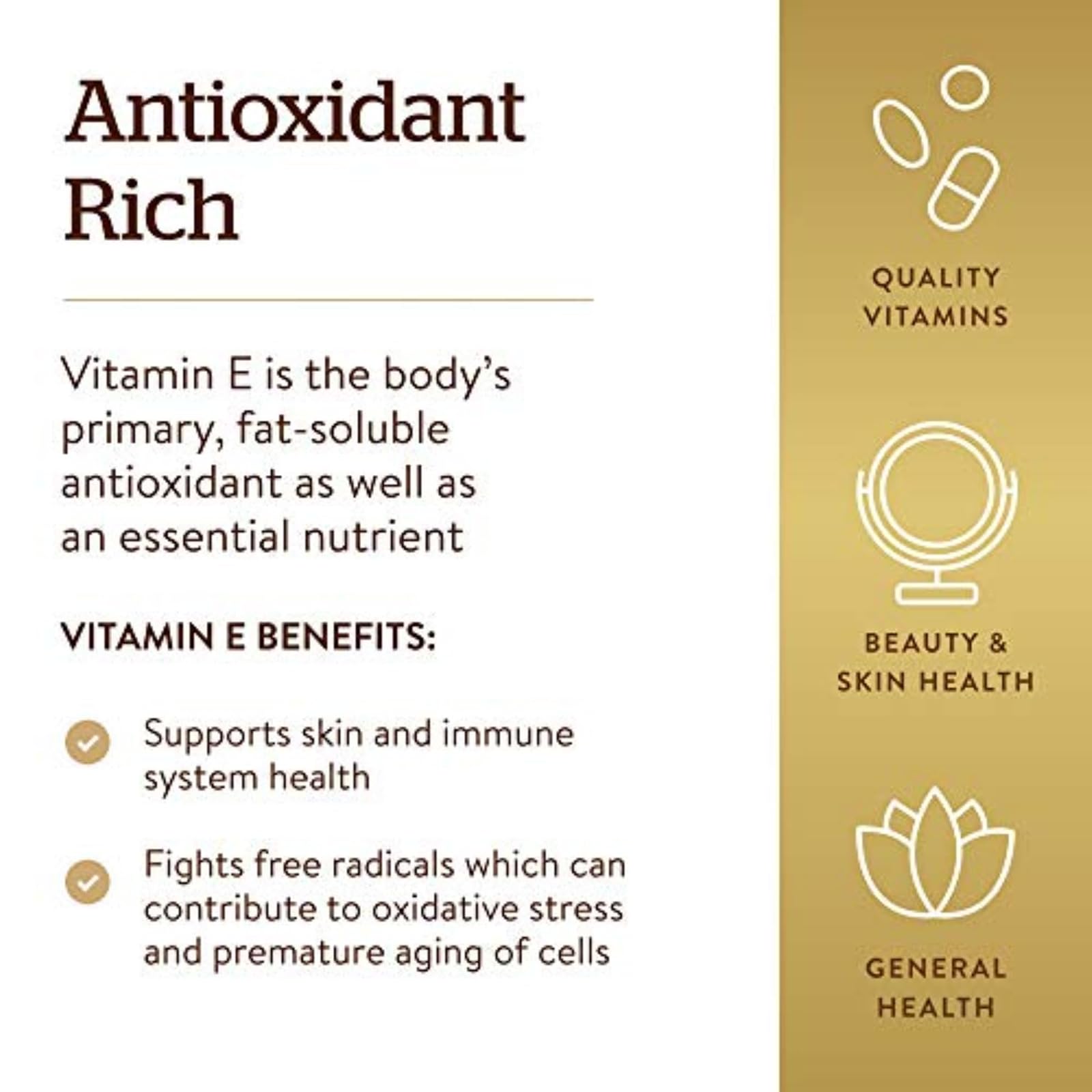 vitamin e 268 mg immune booster