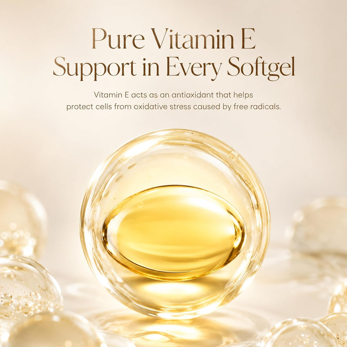 Vitamin E 400 IU antioxidant support