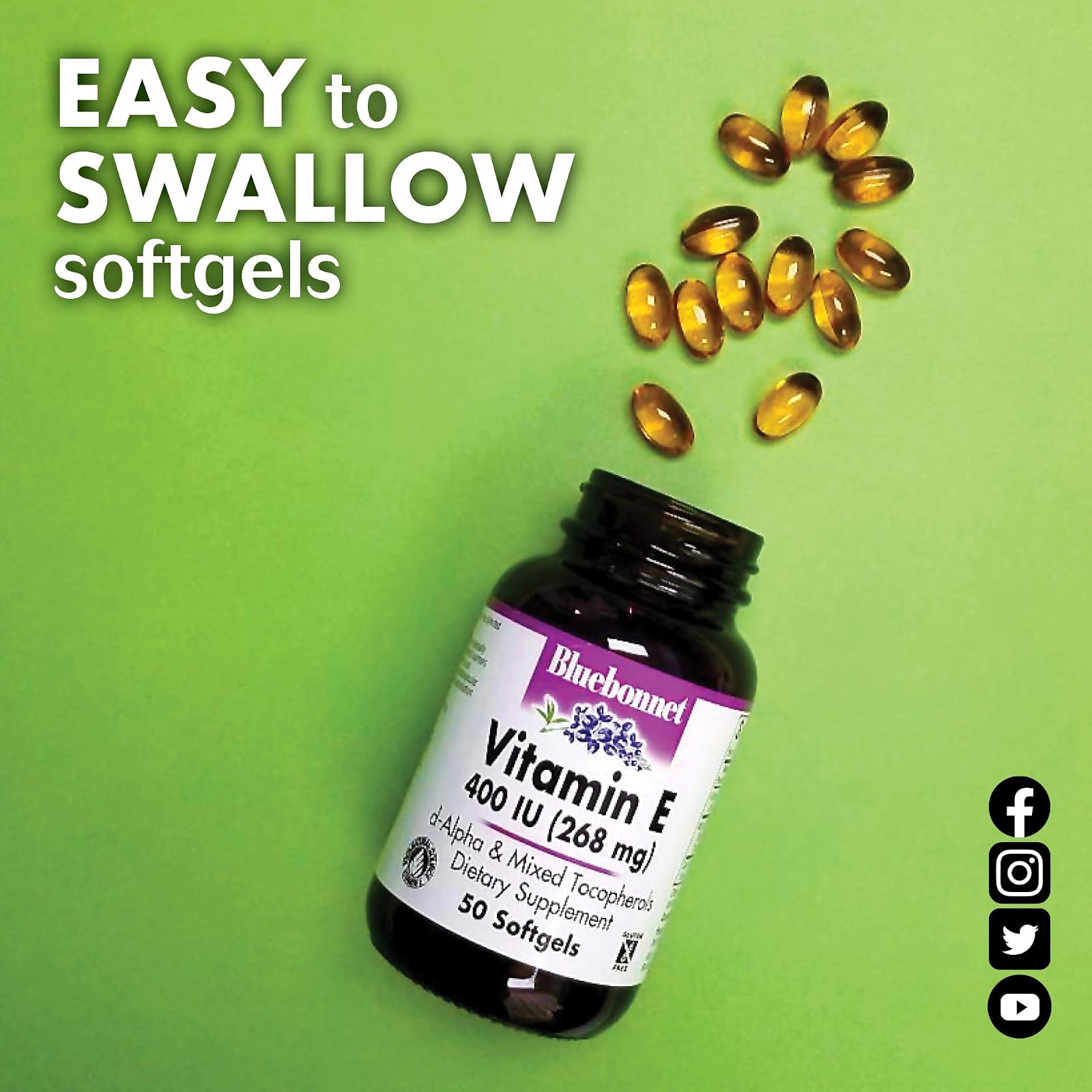 Vitamin e 400 IU for antioxidant support