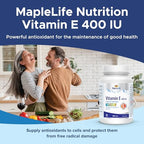 Vitamin E 400 IU for antioxidant support