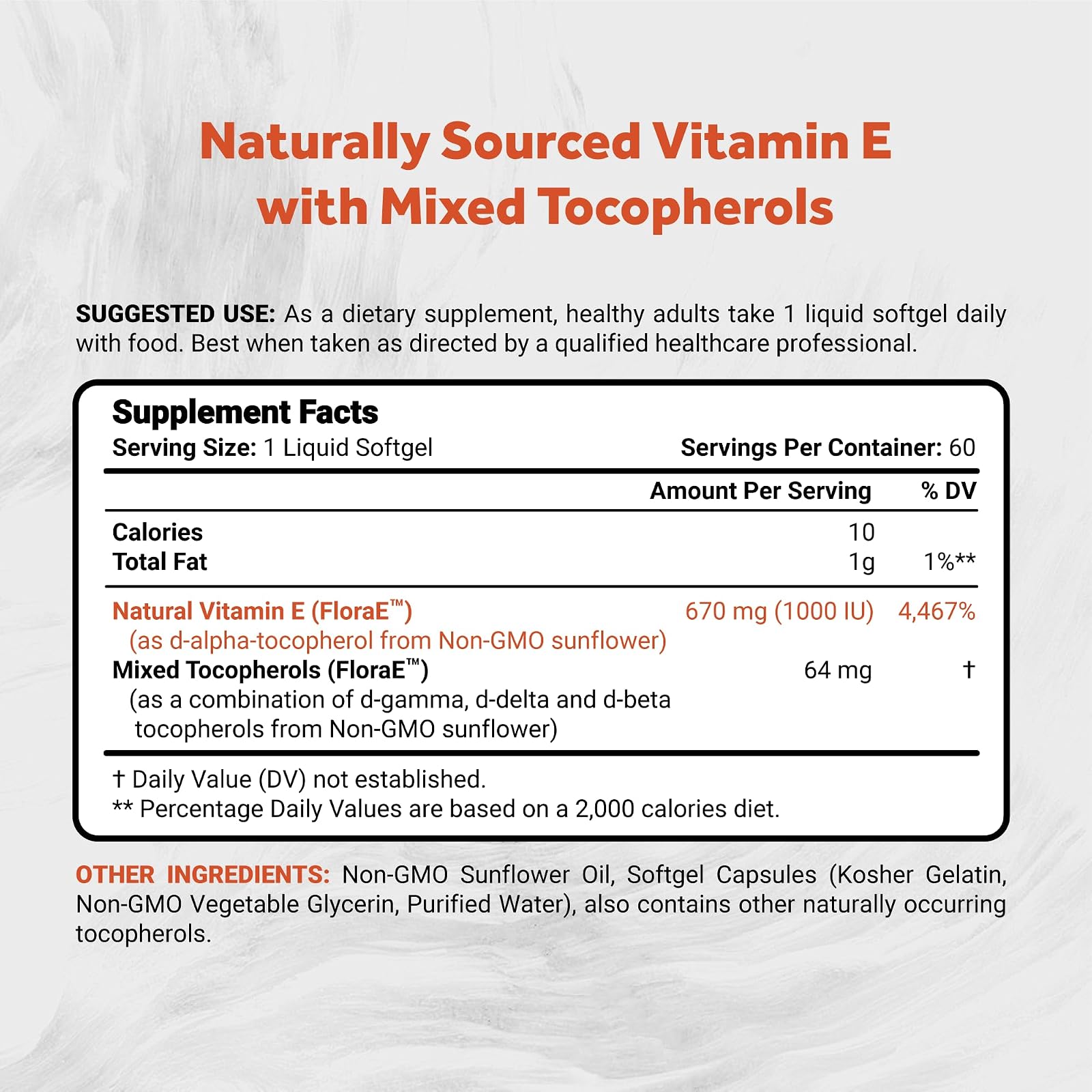 Vitamin E 670 mg immune support