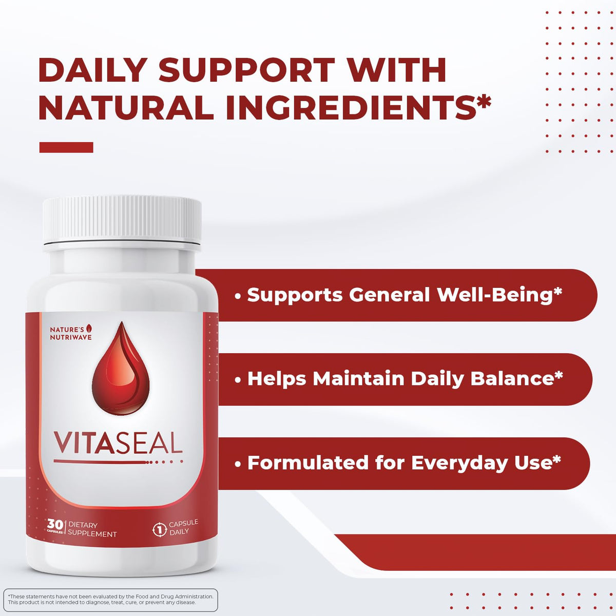 Vitamin E and minerals supplement tablets