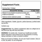 Vitamin E and selenium antioxidant support