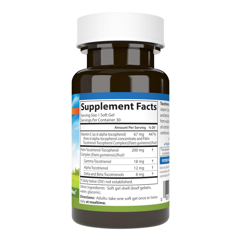 Vitamin E antioxidant support capsules