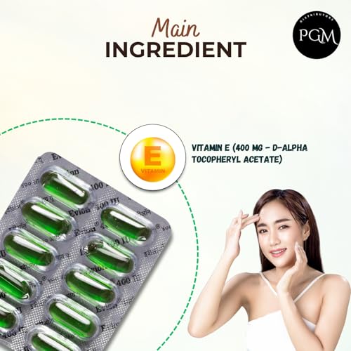 Vitamin E capsules for heart health