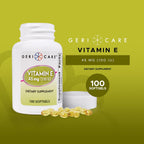Vitamin E capsules for skin health