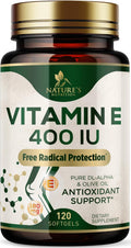 Vitamin E DL-Alpha softgels for skin health