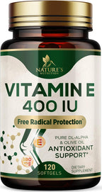 Vitamin E DL-Alpha softgels for skin health