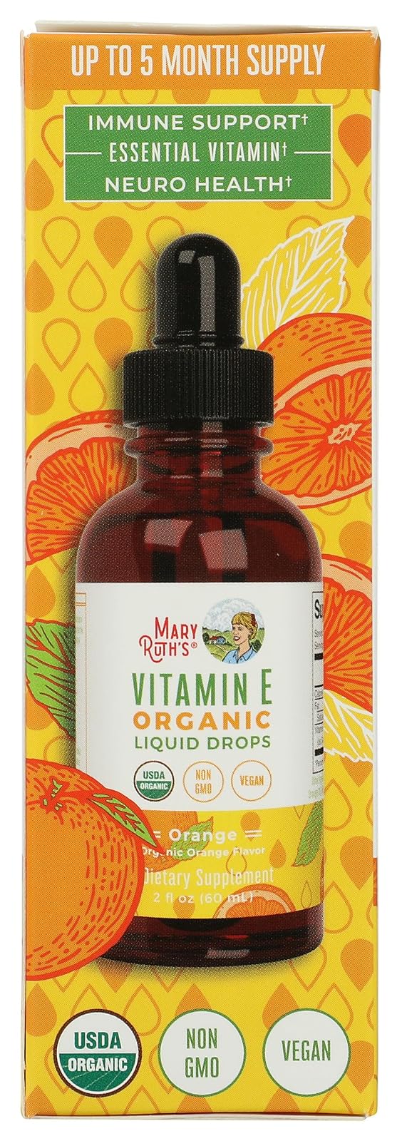 Vitamin E drops for healthy hair