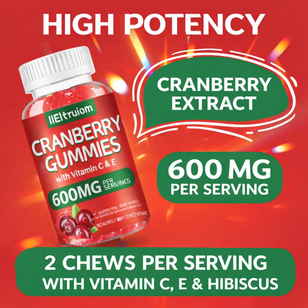 vitamin E enriched cranberry gummies