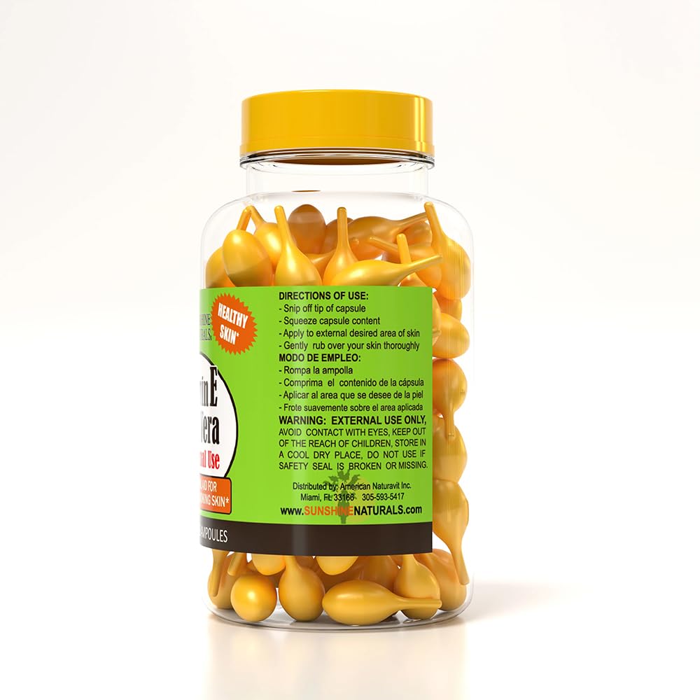 Vitamin e for dry skin relief