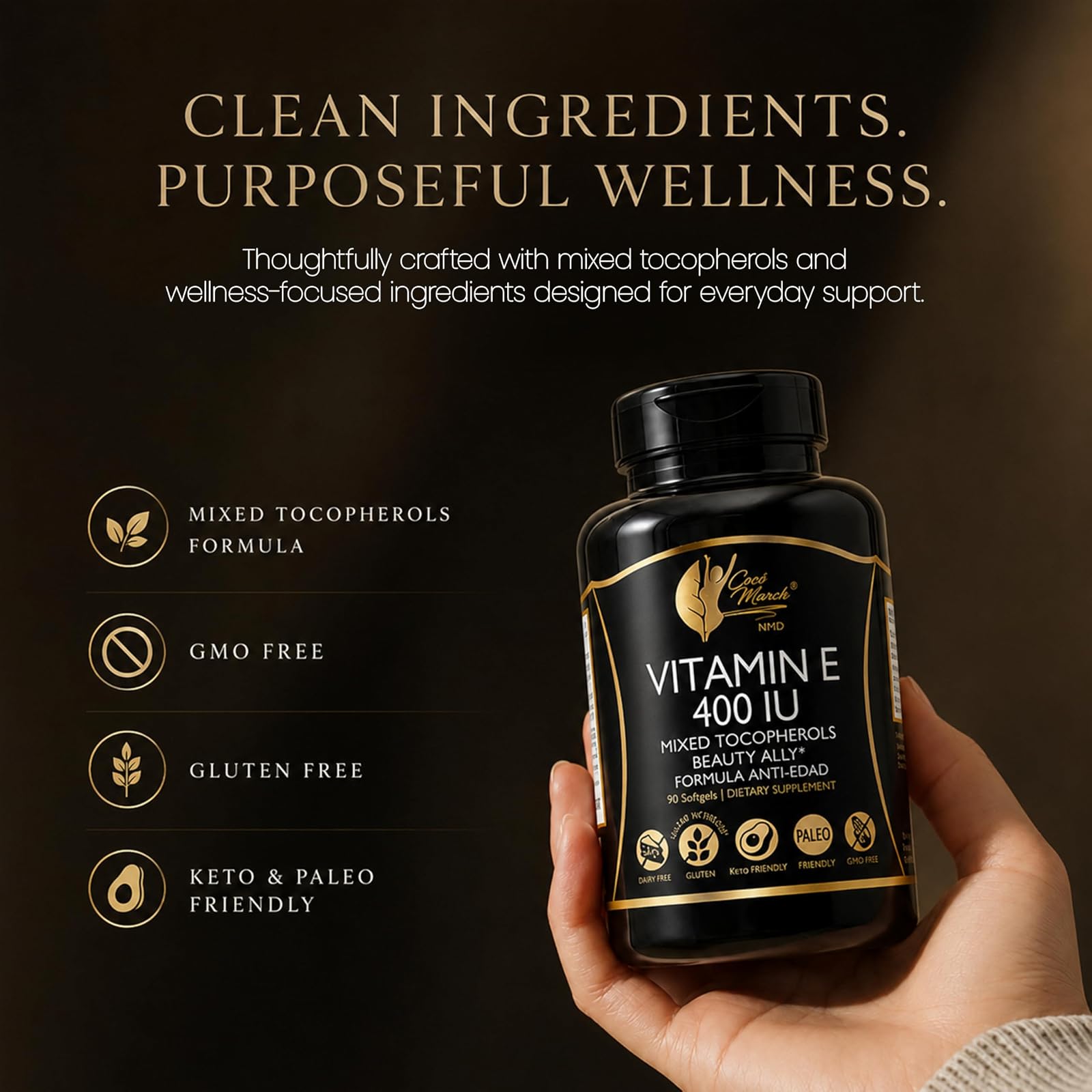 Vitamin E for healthy hair growth