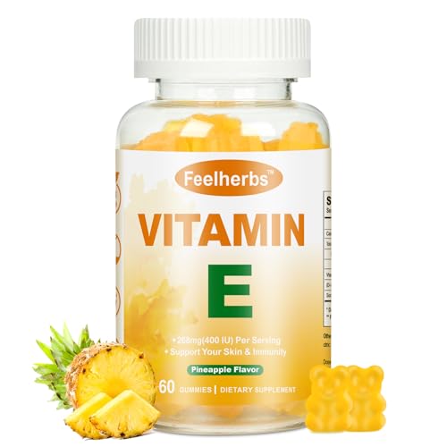 Vitamin E gummies for healthy skin