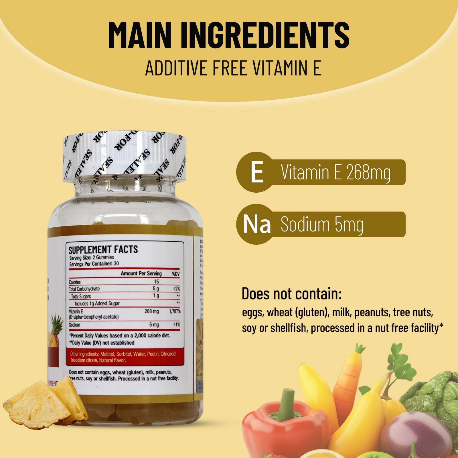 vitamin e gummies for overall wellness
