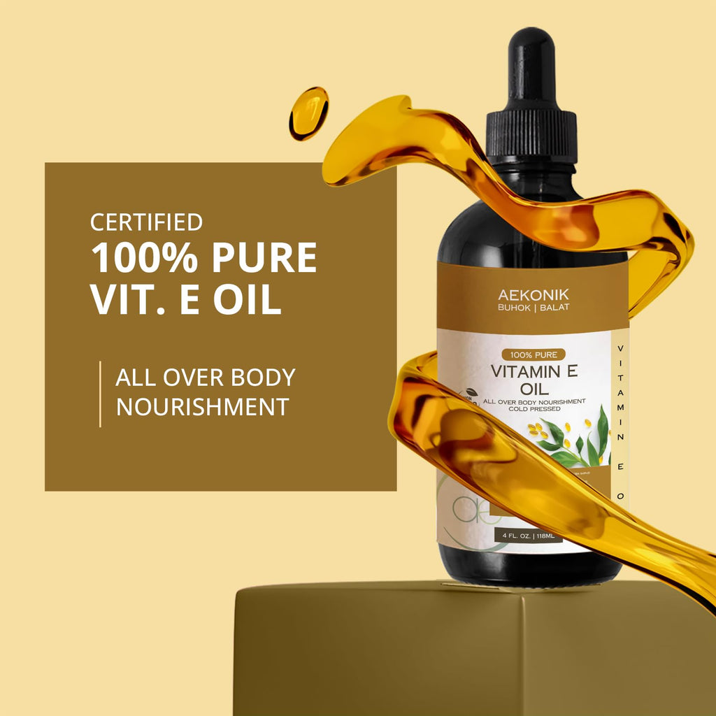 Vitamin E oil for anti-aging