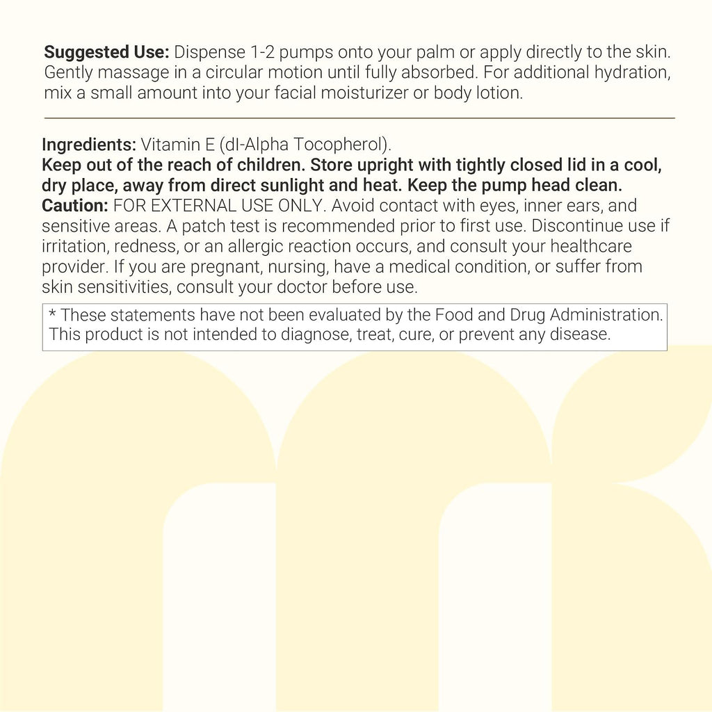vitamin e oil for dry skin