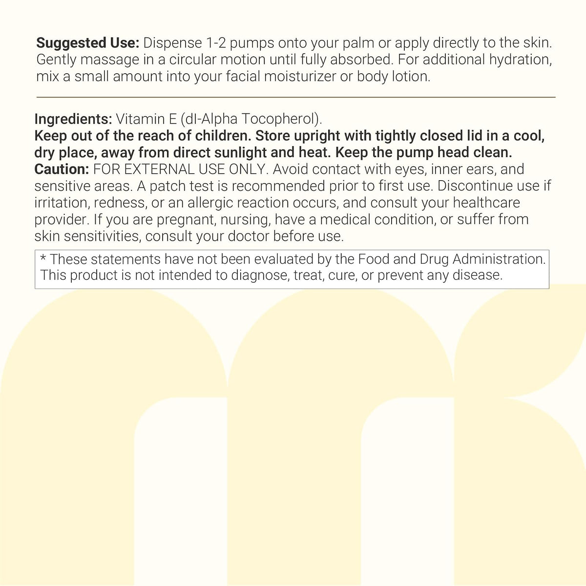 vitamin e oil for dry skin