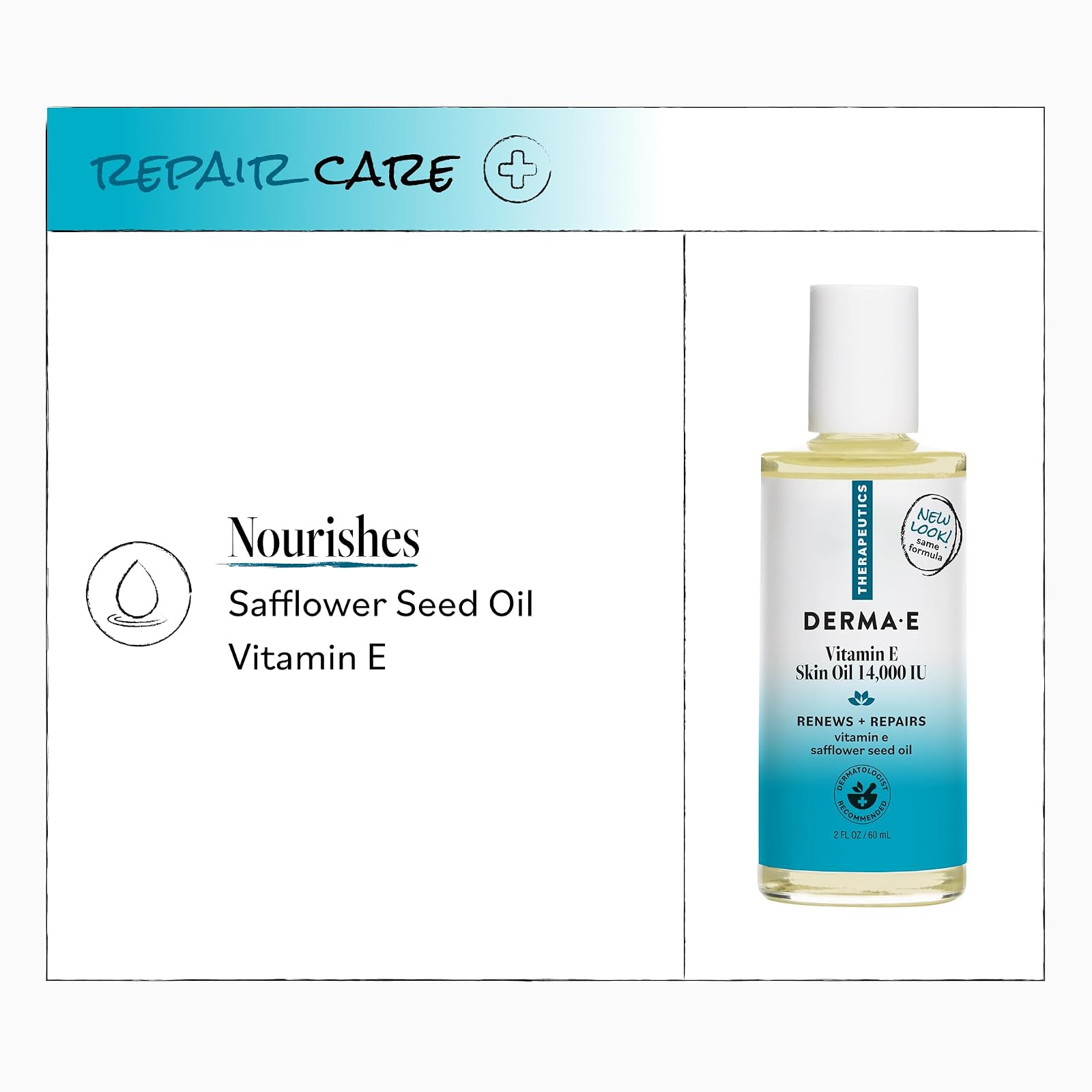 Vitamin E oil for healthy skin