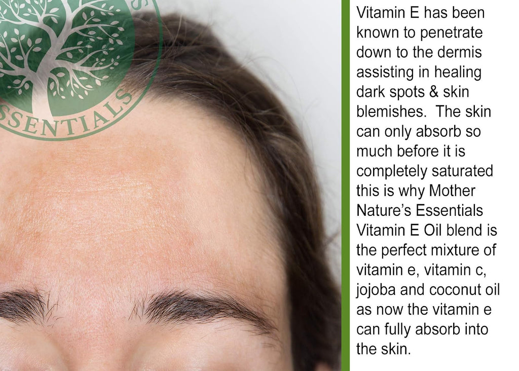 Vitamin E oil for moisturizing dry skin