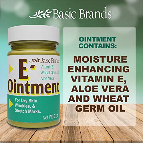 Vitamin E ointment for dry skin