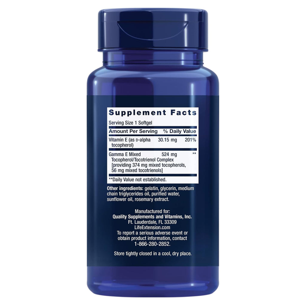 Vitamin E softgels for antioxidant support