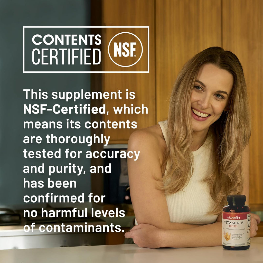 Vitamin E softgels for daily nutrition