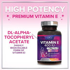 Vitamin E softgels for daily wellness