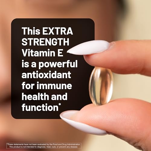 Vitamin E softgels for healthy hair