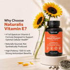 Vitamin E softgels for heart health
