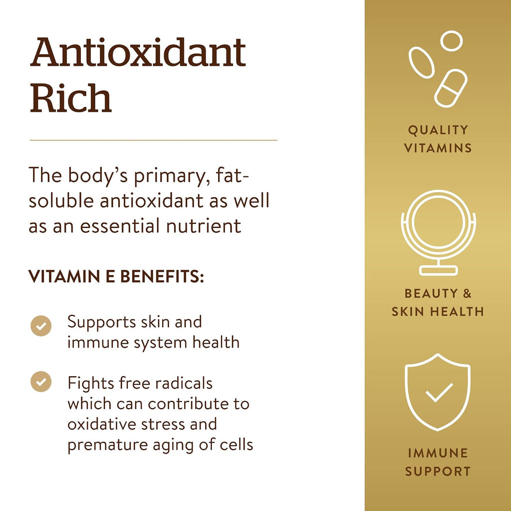 Vitamin E softgels for immune boost