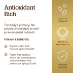 Vitamin E softgels for immune boost