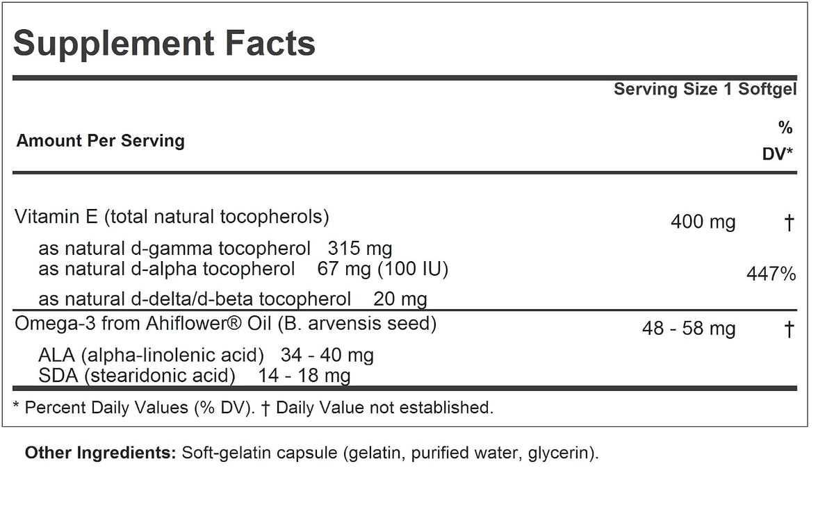 vitamin e softgels for skin health