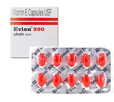 Vitamin E supplement for healthy skin