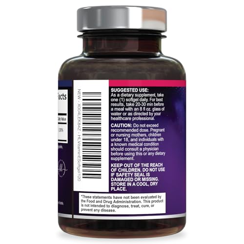 Vitamin E supplements for overall vitality