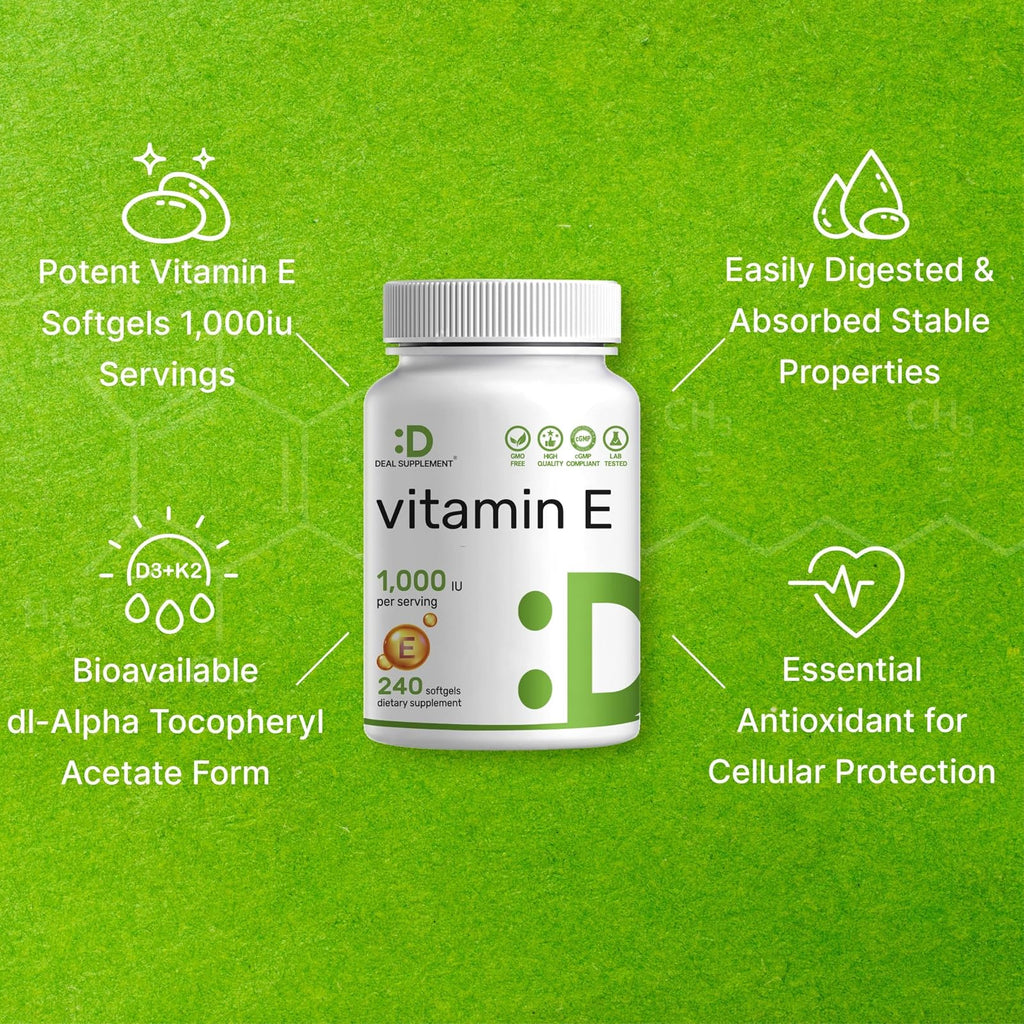 Vitamin E supports immune function