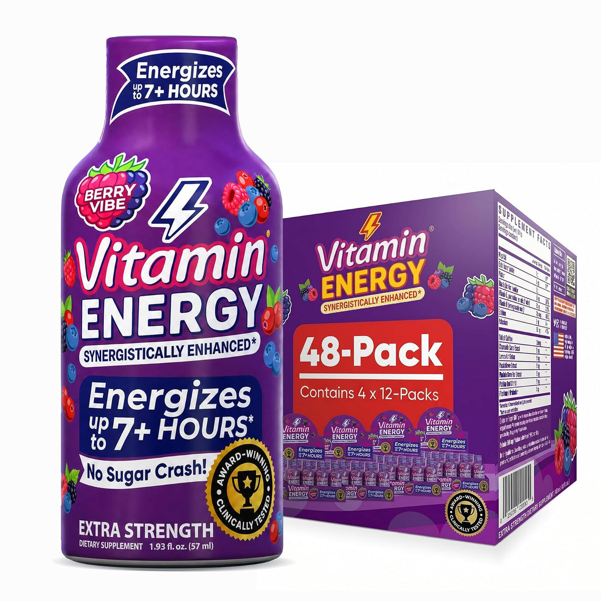 Vitamin Energy Berry Vibe shots