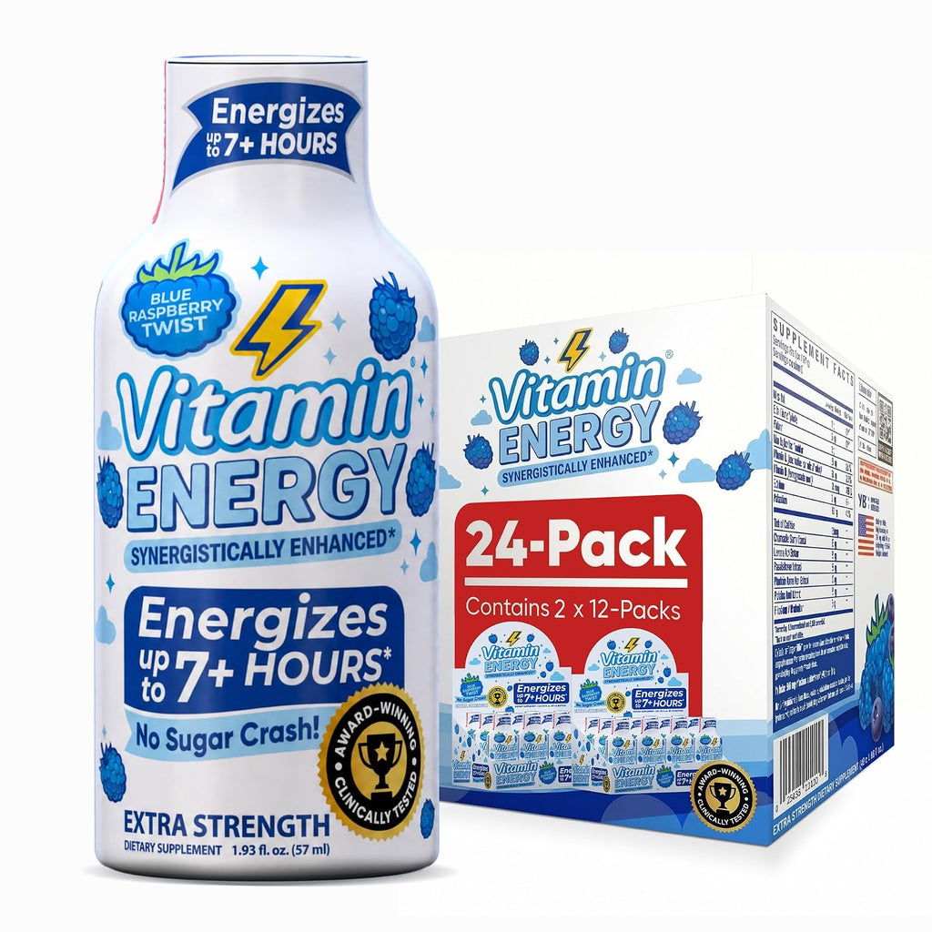 Vitamin Energy Blue Raspberry shots